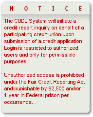 Credit Union Direct Lending Logon